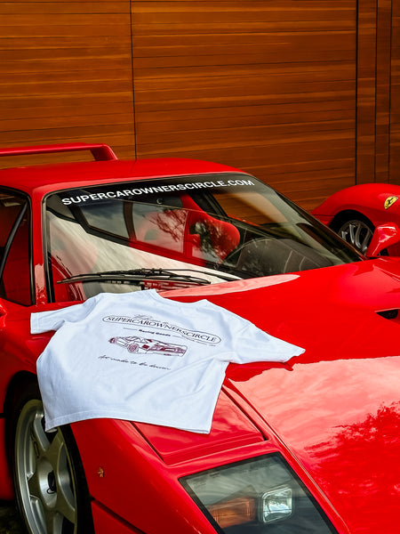 F40 Homage T-Shirt – Supercar Owners Circle